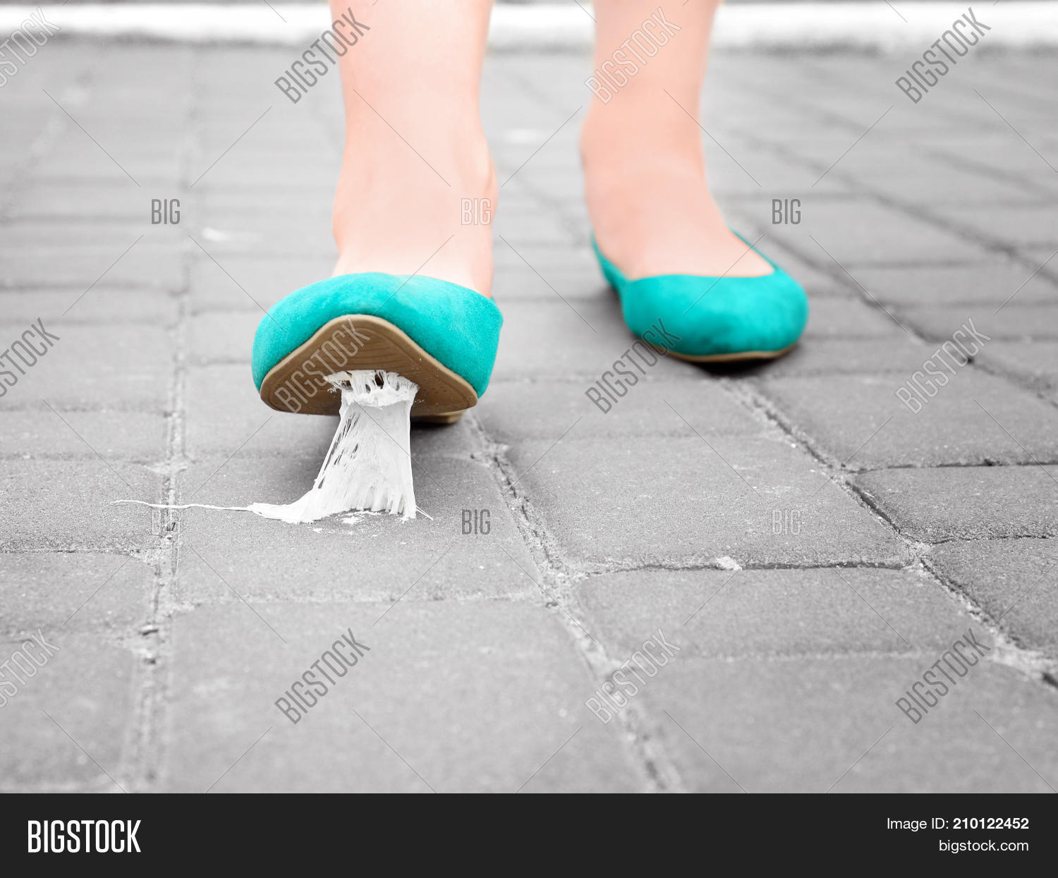 Female Foot Stuck Into Image & Photo (Free Trial) | Bigstock