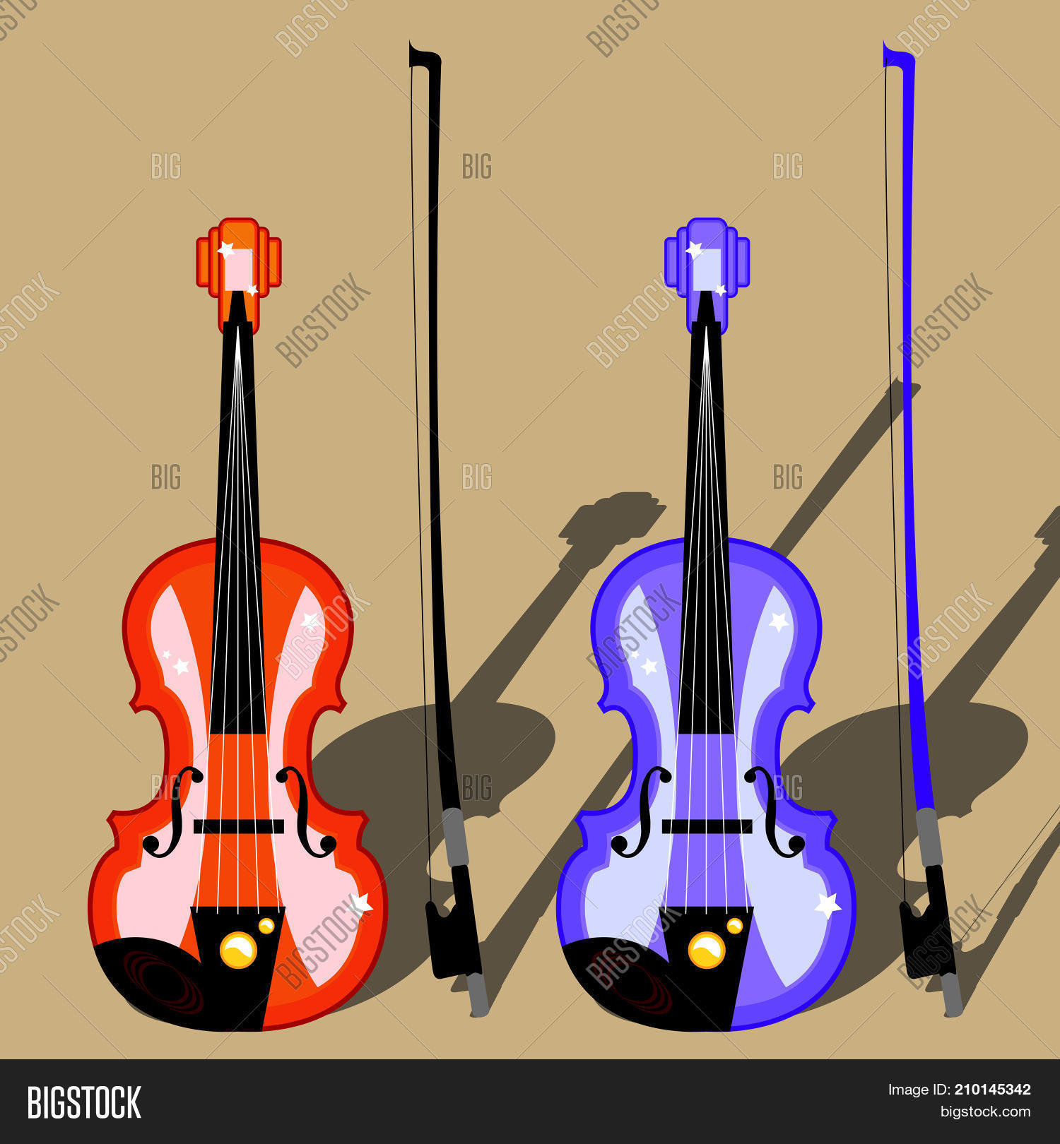 Violin Vector Vector & Photo (Free Trial) | Bigstock