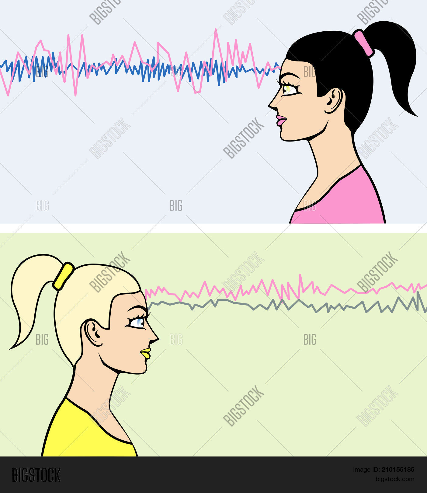 Brainwaves Human Vector & Photo (Free Trial) | Bigstock