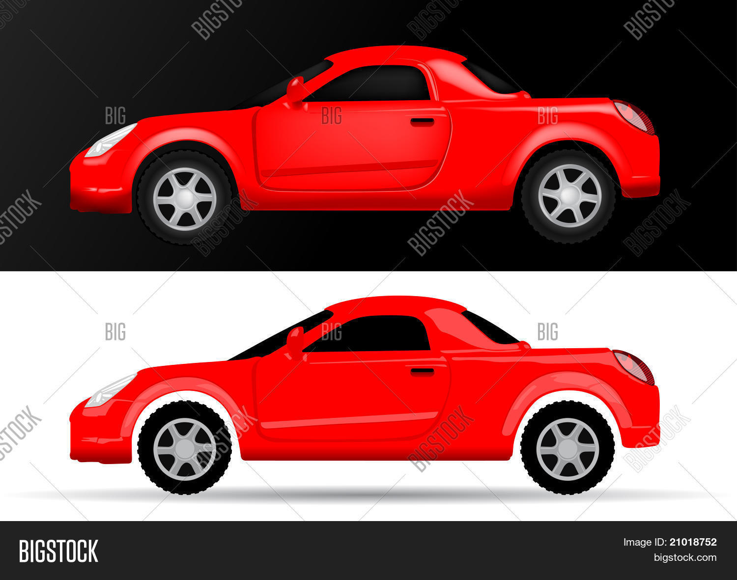 Car Side View - Vector & Photo (Free Trial) | Bigstock