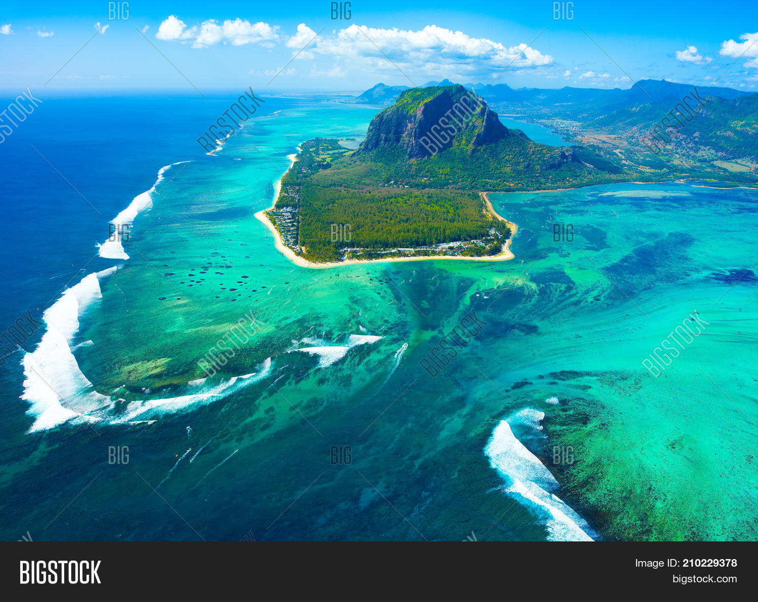 Aerial View Mauritius Image & Photo (Free Trial) | Bigstock