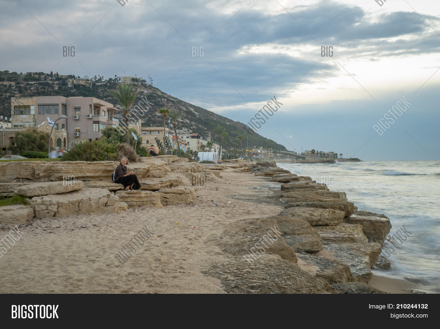 Bat-galim Beach Image & Photo (Free Trial) | Bigstock