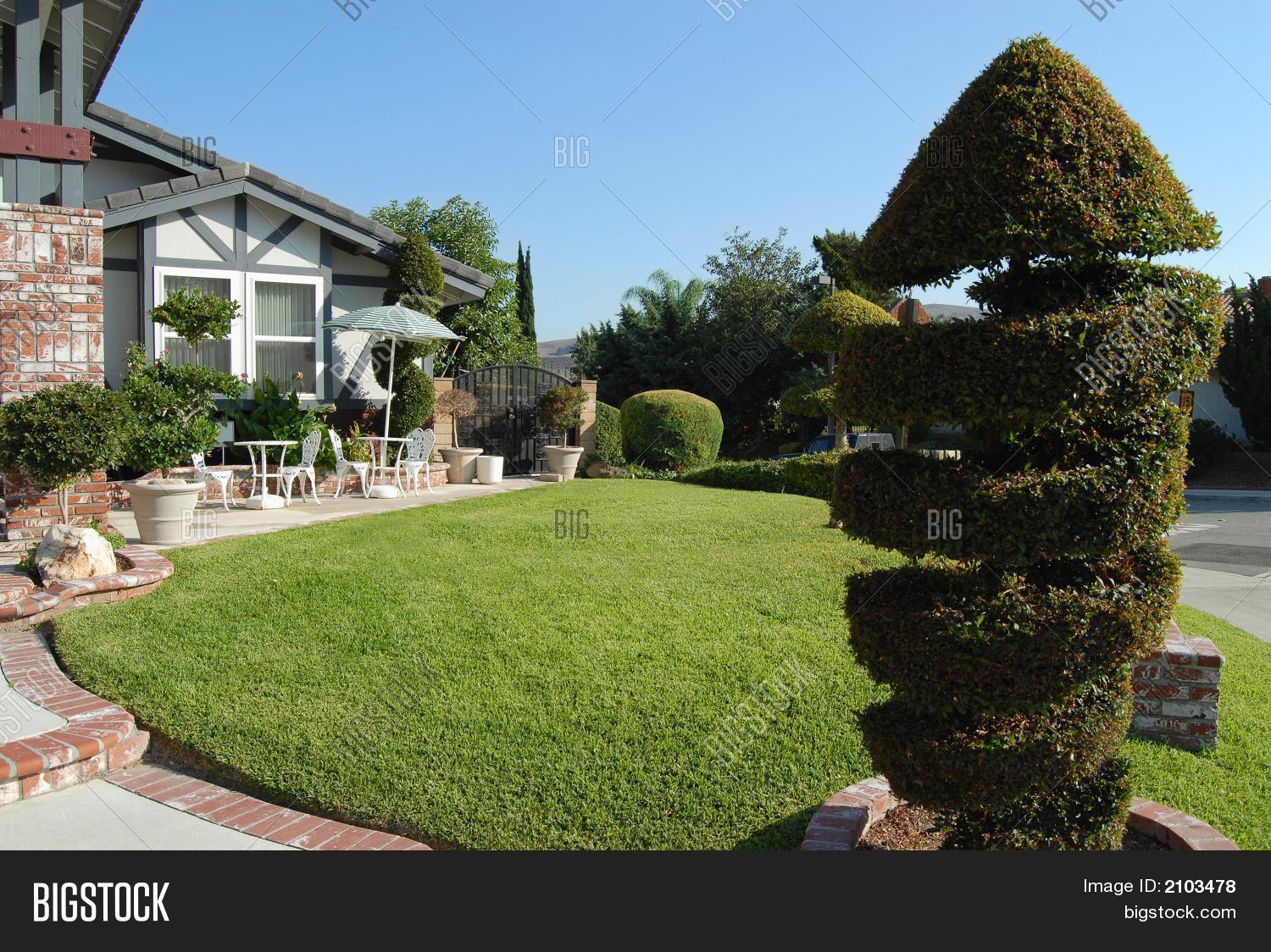 Elegant Front Yard Image & Photo (Free Trial) | Bigstock