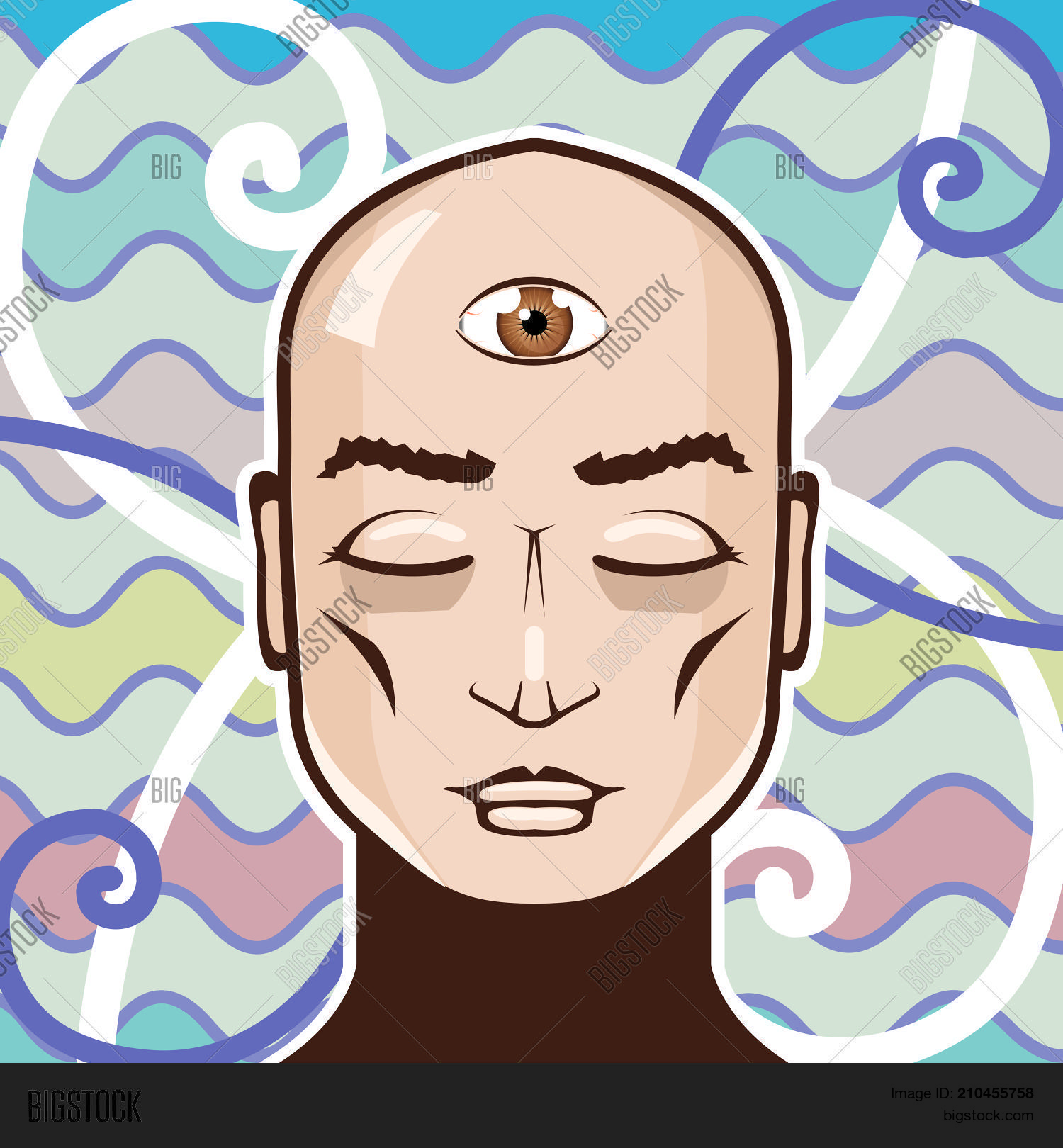 Third Eye Vector Vector & Photo (Free Trial) | Bigstock