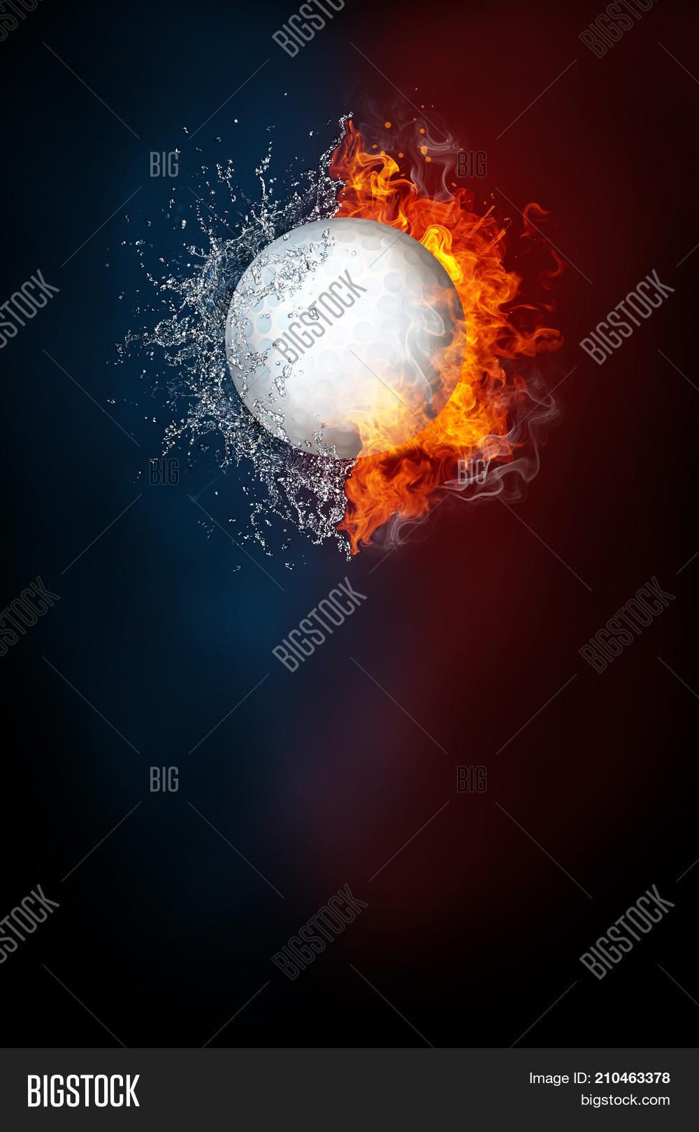 Golf Ball Exploding By Image & Photo (Free Trial) | Bigstock