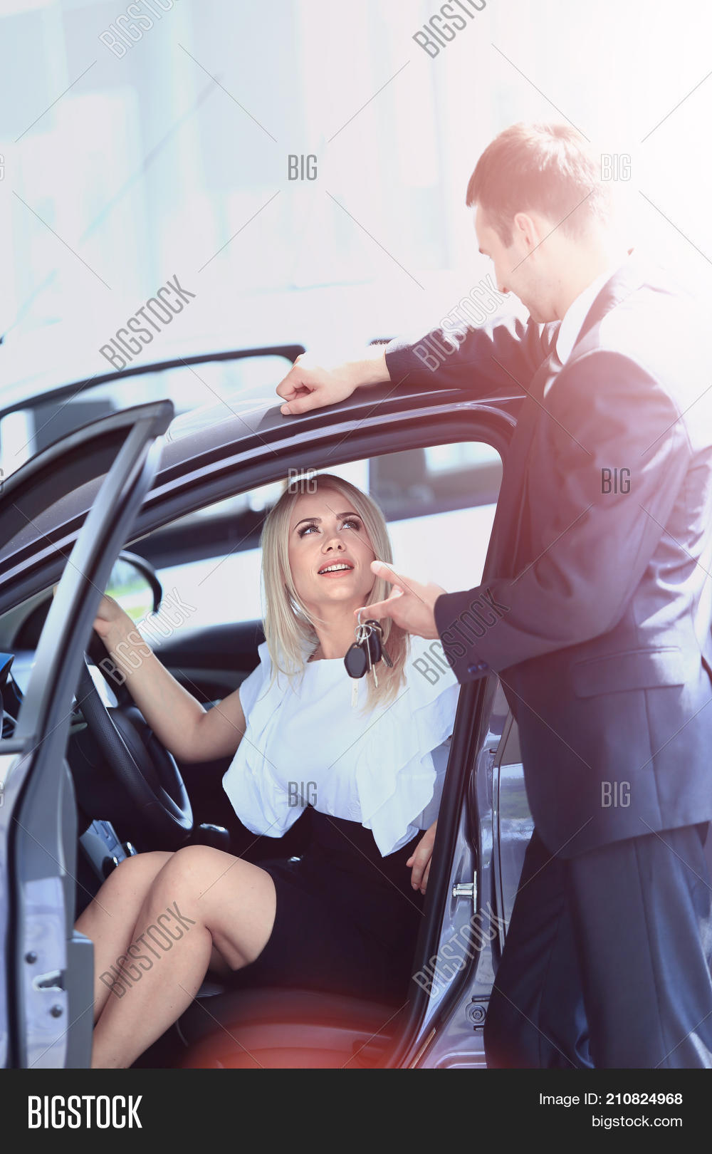 Woman Buying New Car Image & Photo (Free Trial) | Bigstock
