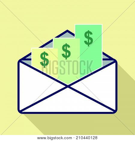 Three Checks Envelope Vector & Photo (Free Trial) | Bigstock