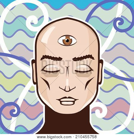 Third Eye Vector Vector & Photo (Free Trial) | Bigstock