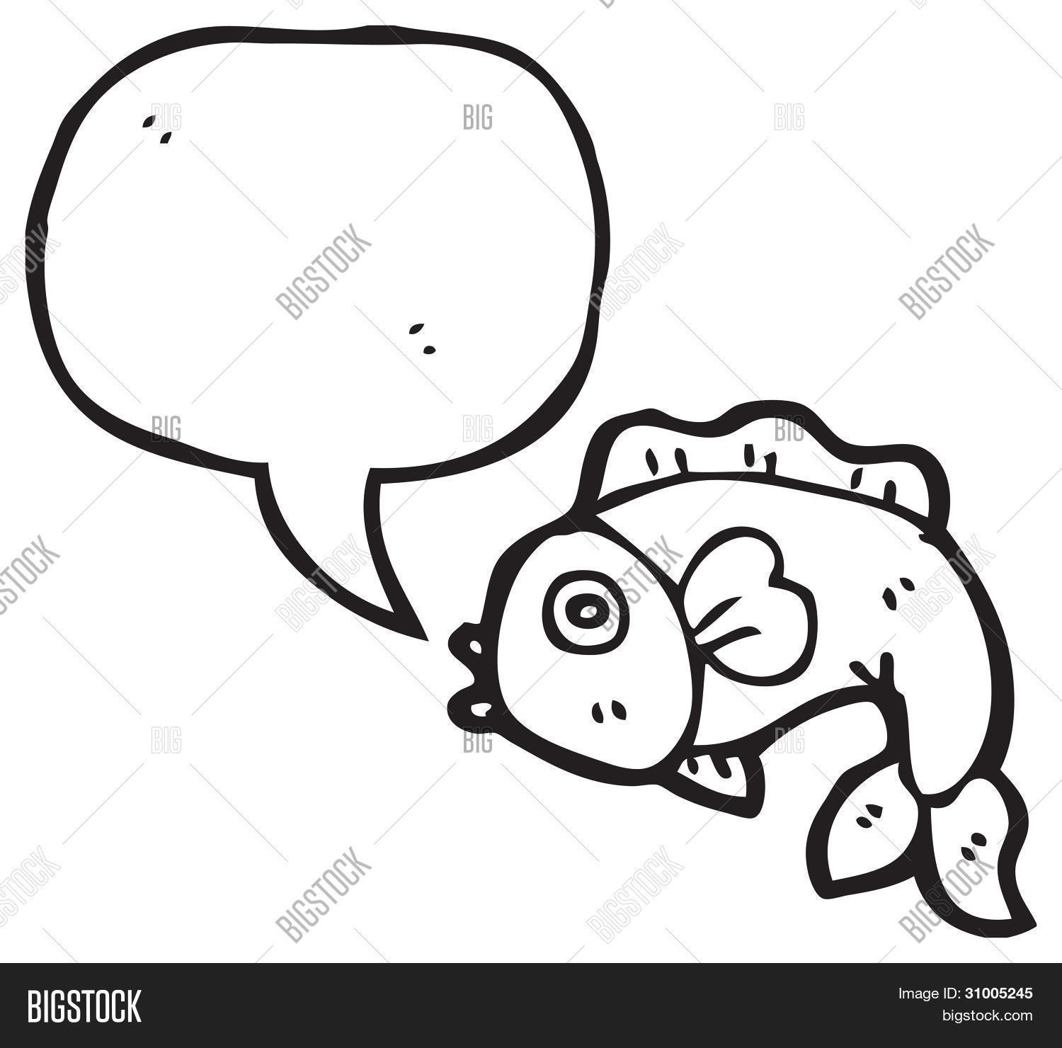 Cartoon Fish Speech Image & Photo (Free Trial) | Bigstock