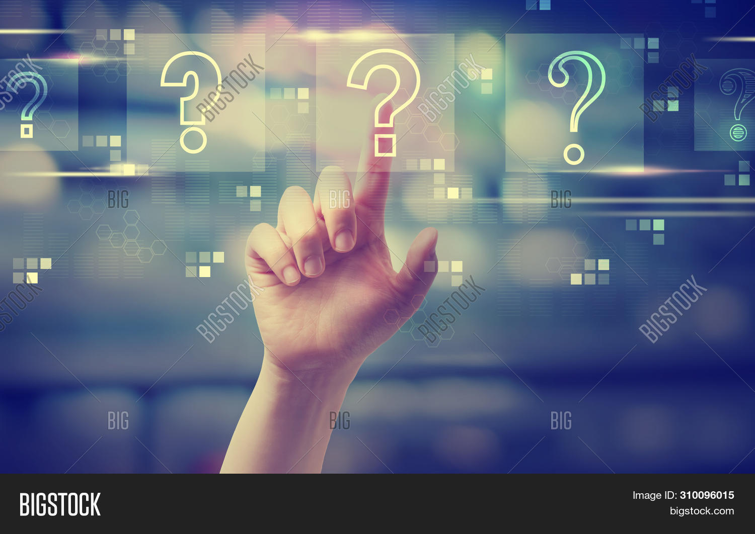 Question Marks Hand Image & Photo (Free Trial) | Bigstock