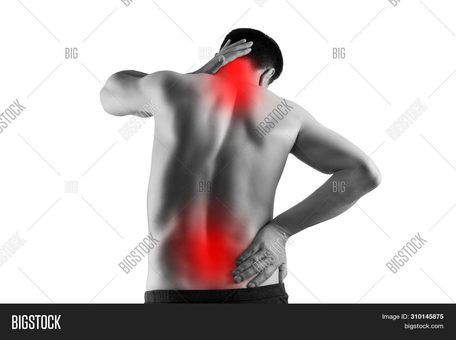 Pain Male Body, Man Image & Photo (Free Trial) | Bigstock