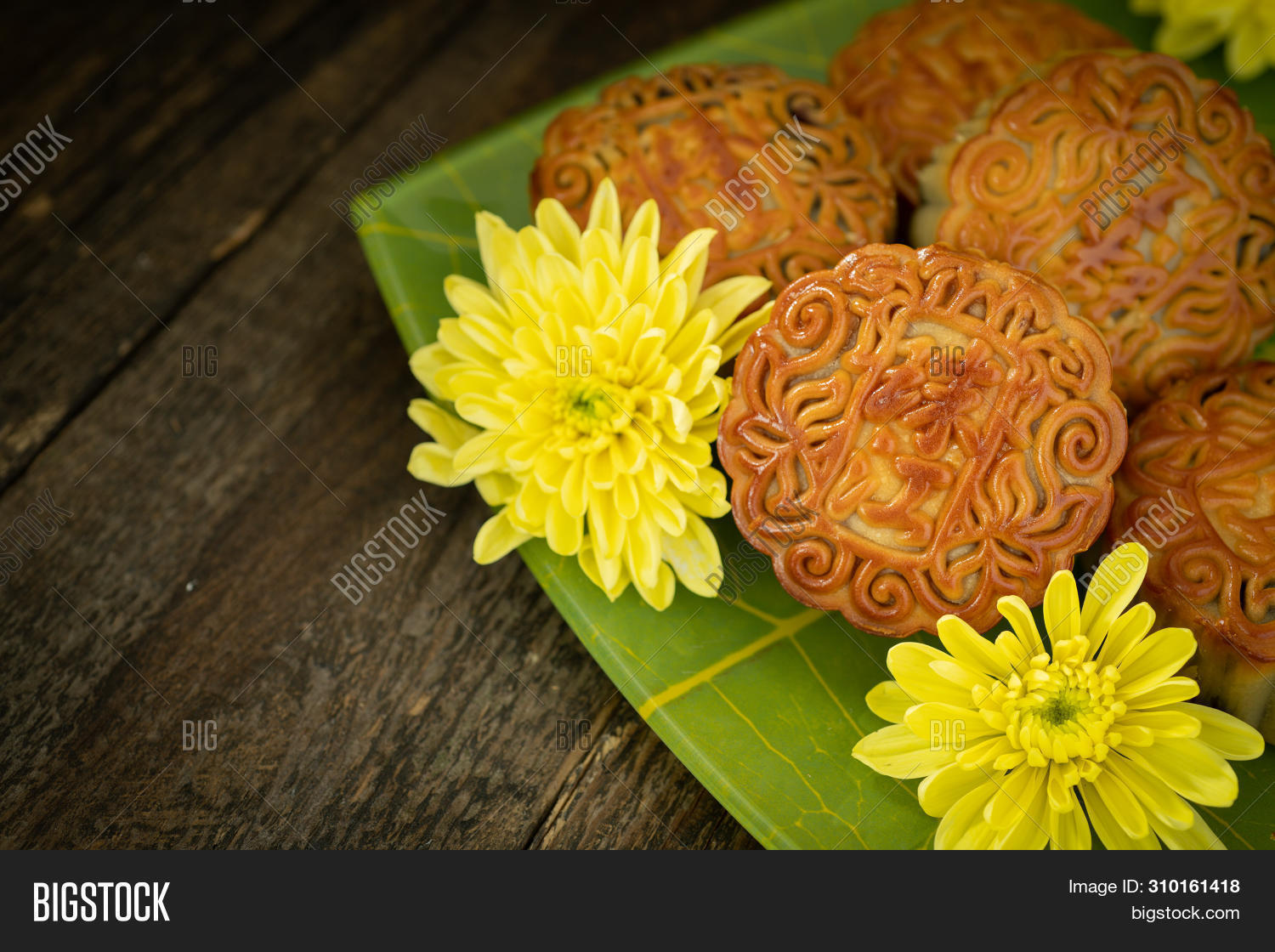 Mooncakes, Yellow Image & Photo (Free Trial) | Bigstock