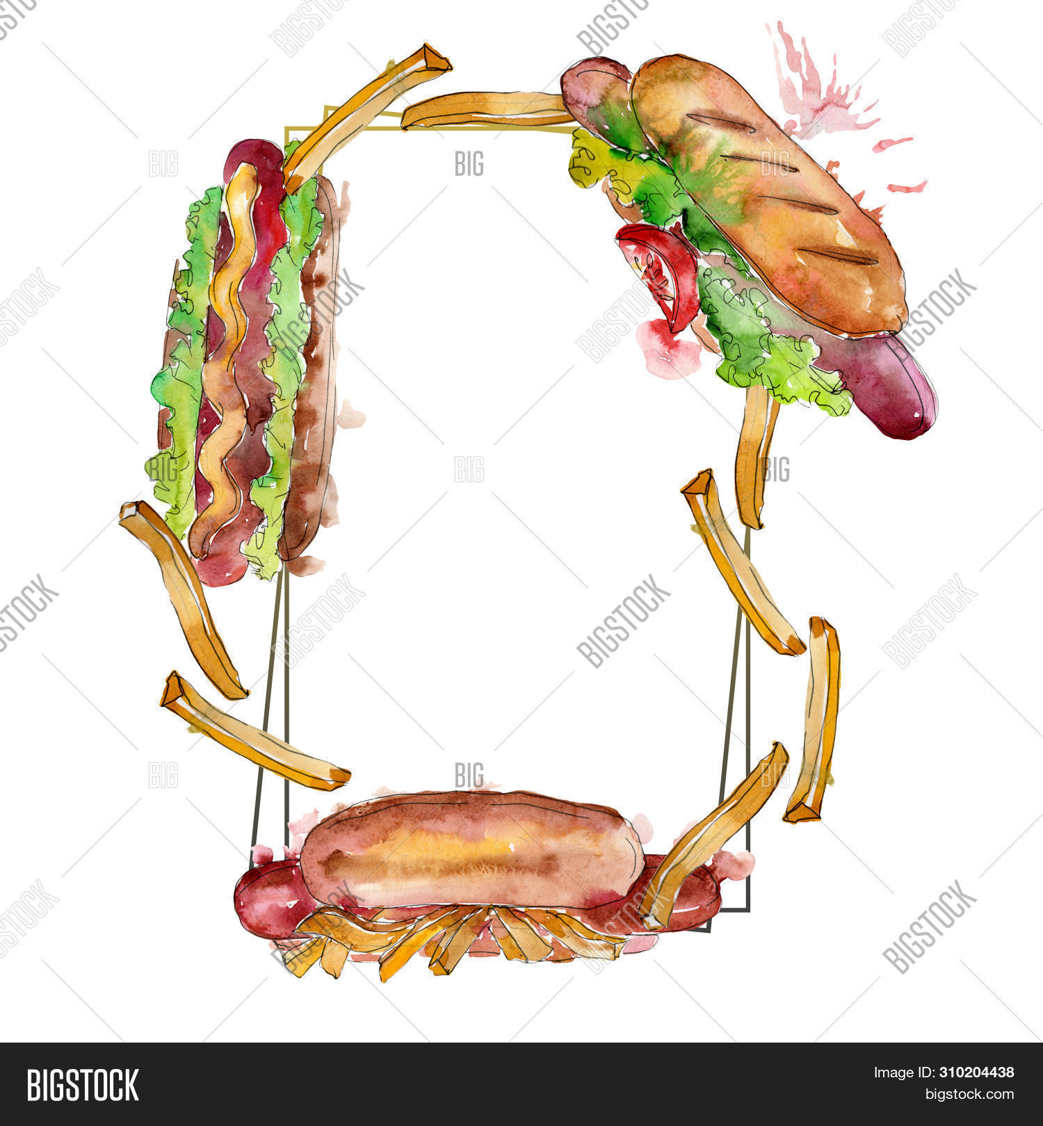Hot Dog Fast Food Image & Photo (Free Trial) | Bigstock