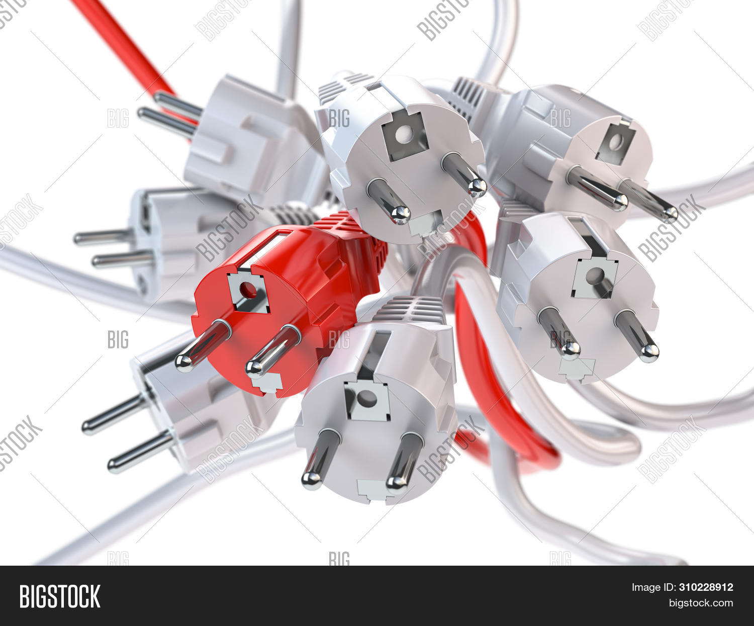 Unique Red Electric Image & Photo (Free Trial) | Bigstock