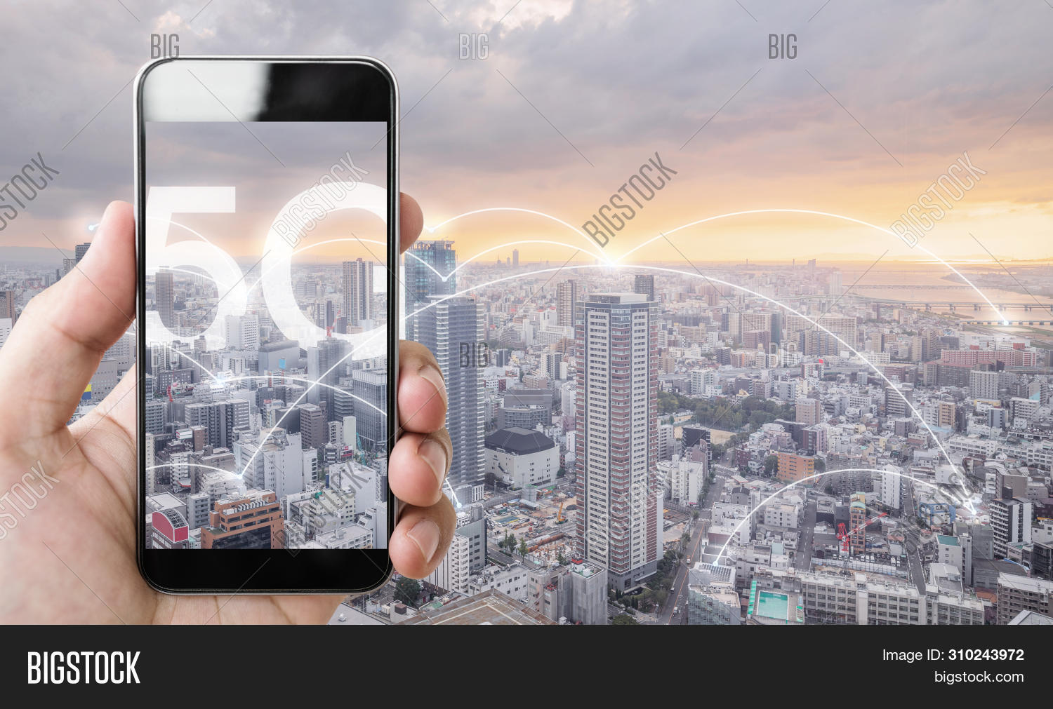 Hand Using Mobile Image & Photo (Free Trial) | Bigstock
