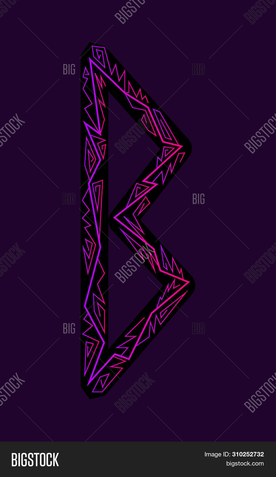 Rune Berkana. Ancient Image & Photo (Free Trial) | Bigstock