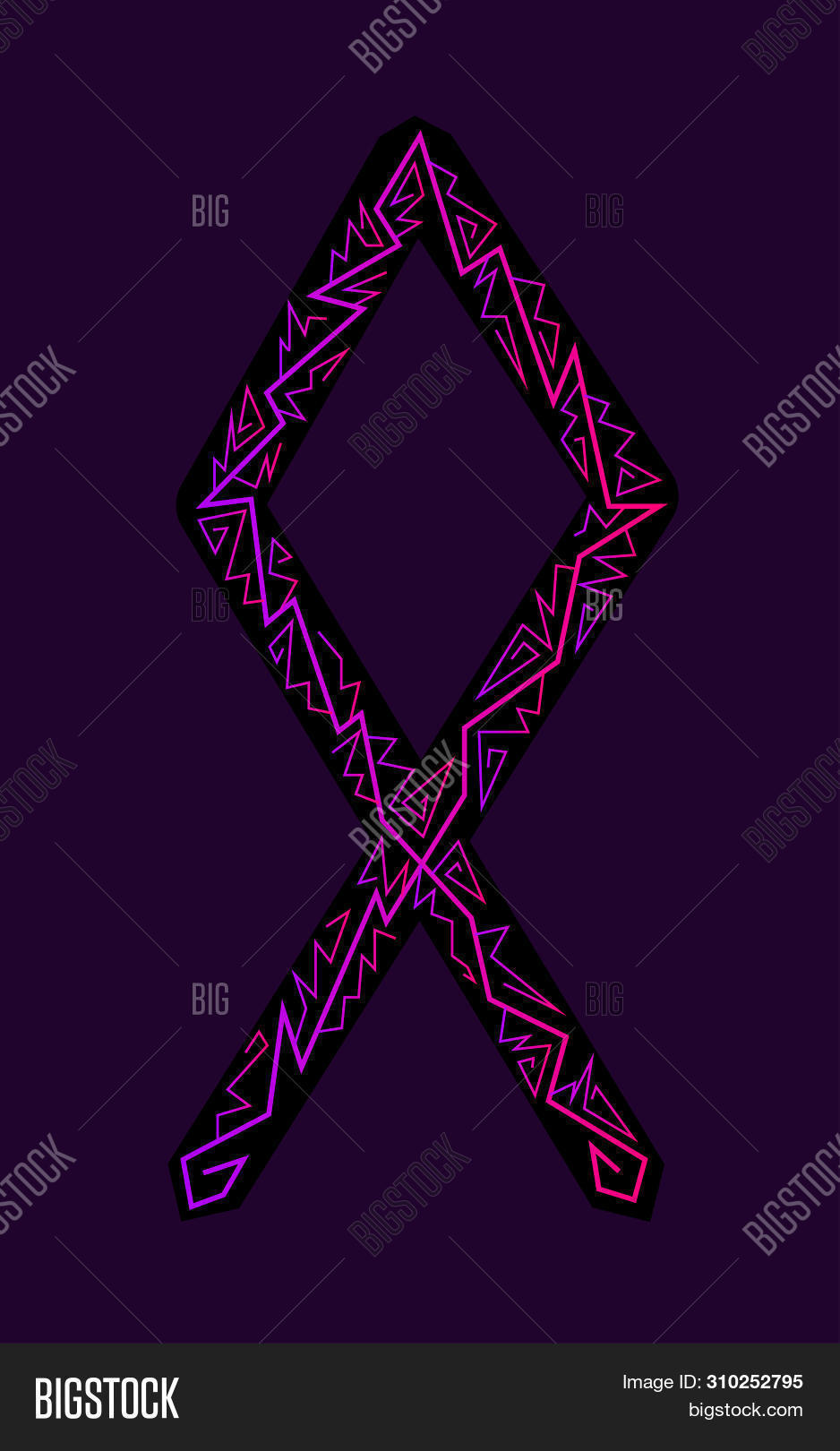 Othala Rune. Ancient Image & Photo (Free Trial) | Bigstock