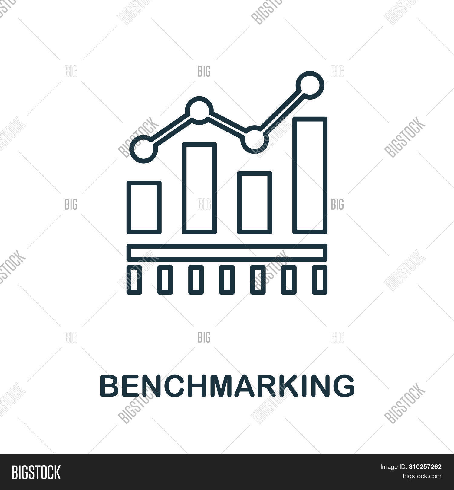 Benchmarking Outline Image & Photo (Free Trial) | Bigstock