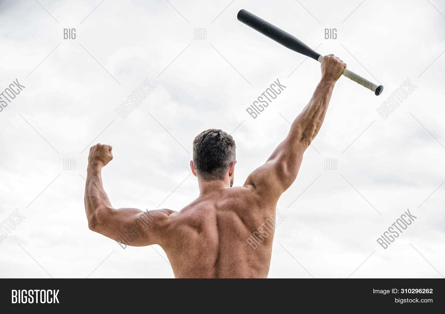 Man Baseball Bat. Image & Photo (Free Trial) | Bigstock