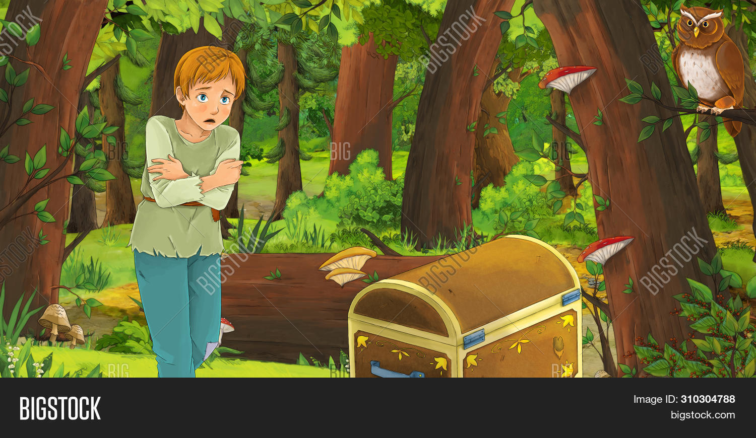 Cartoon Scene Happy Image & Photo (Free Trial) | Bigstock