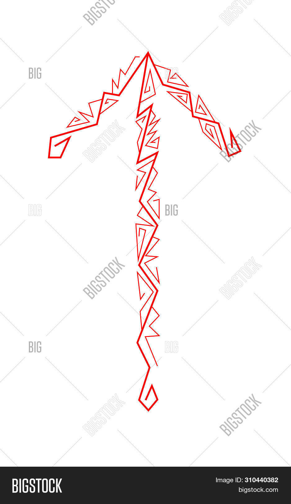 Rune Teiwaz. Ancient Image & Photo (Free Trial) | Bigstock