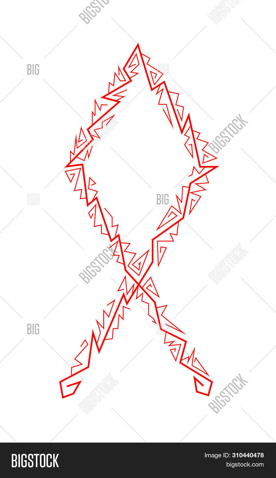Othala Rune. Ancient Image & Photo (Free Trial) | Bigstock