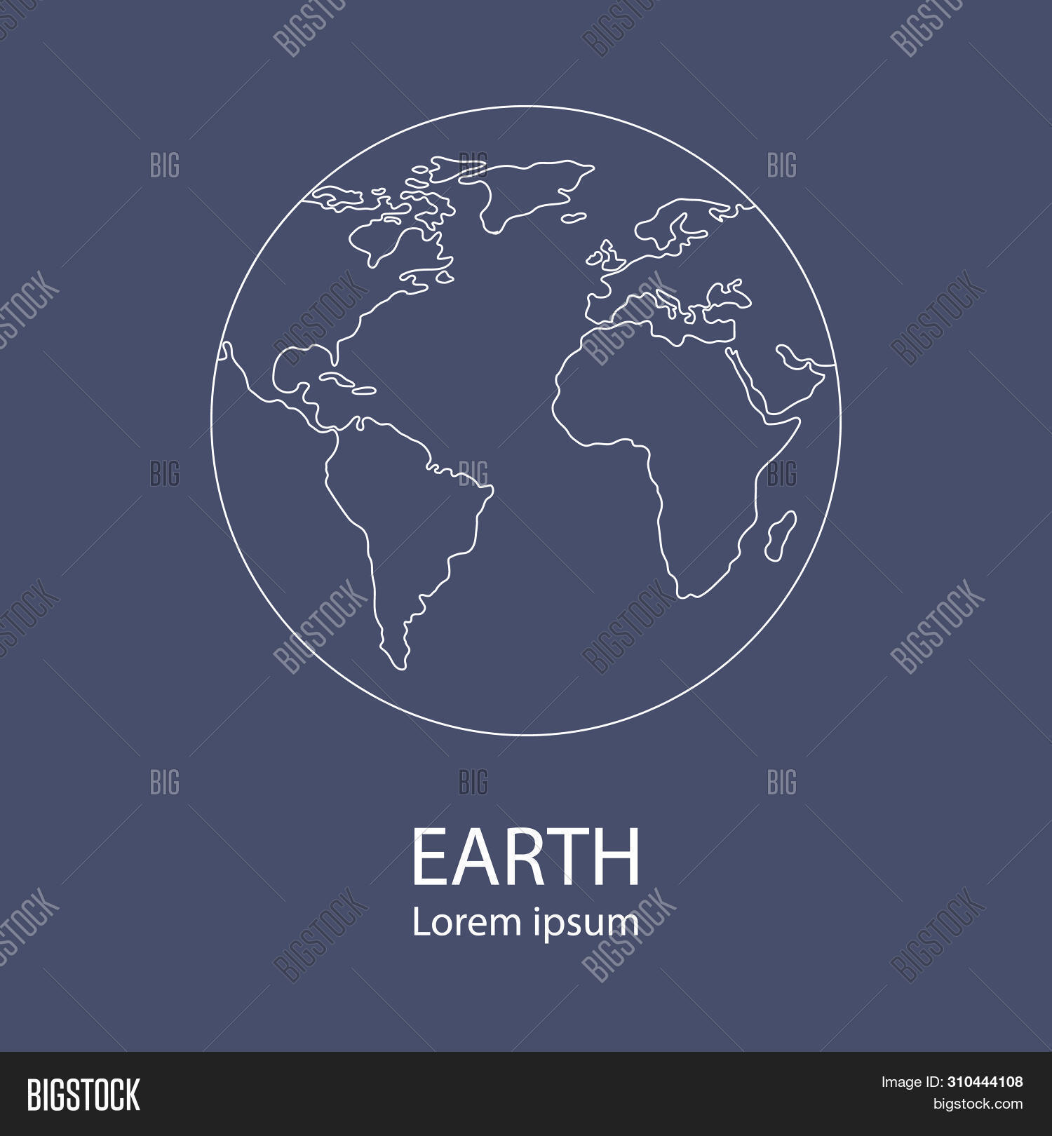 Earth Globe Logo Image & Photo (Free Trial) | Bigstock