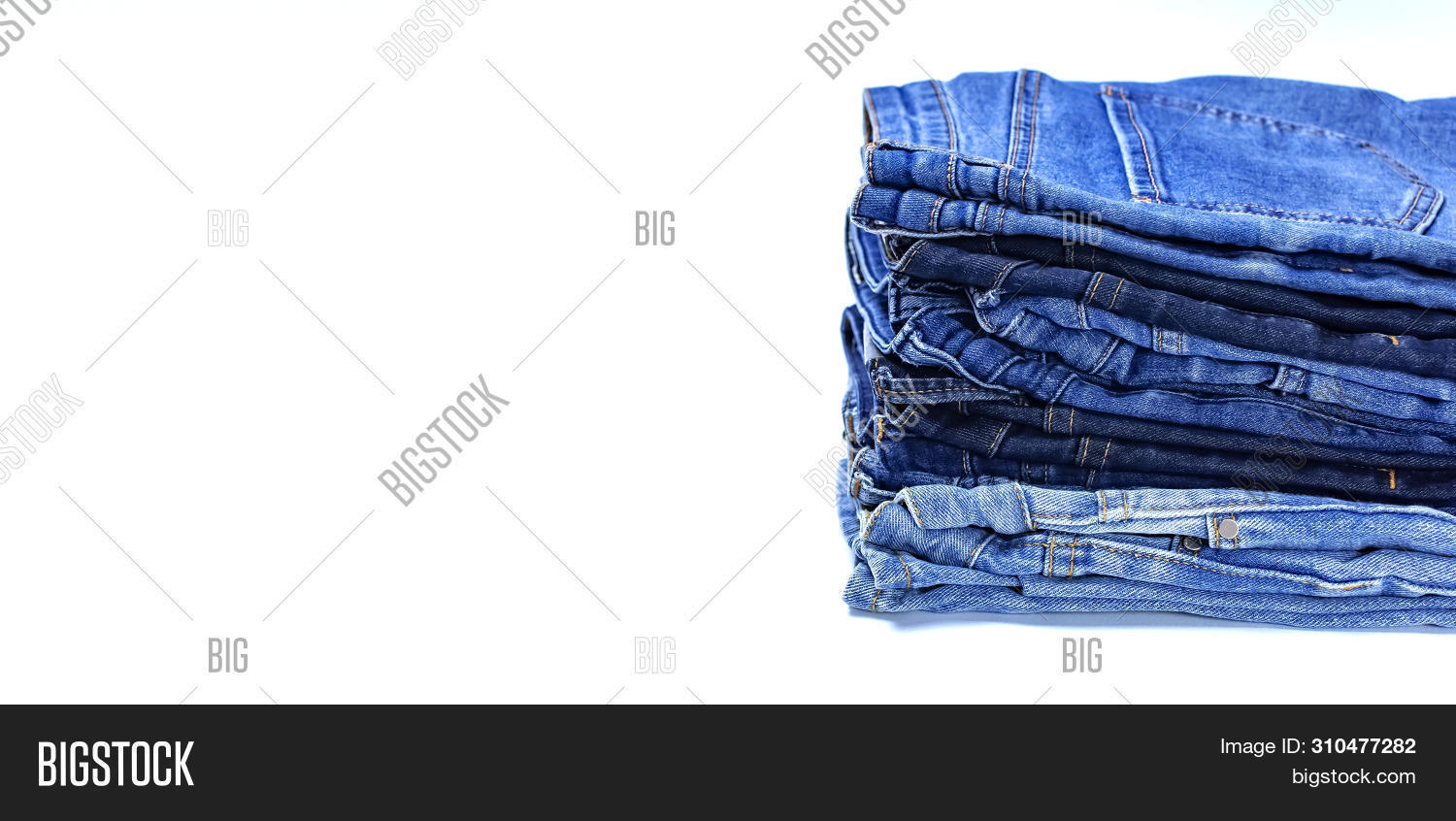 Stack Various Blue Image & Photo (Free Trial) | Bigstock