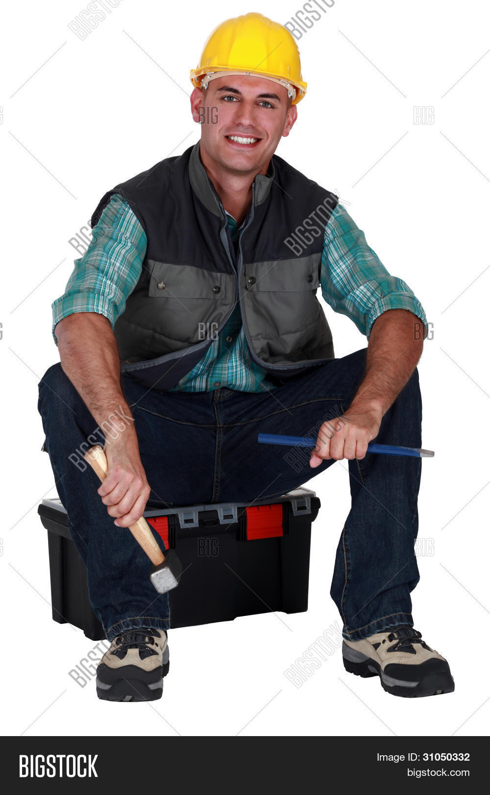 Smiling Tradesman Image & Photo (Free Trial) | Bigstock