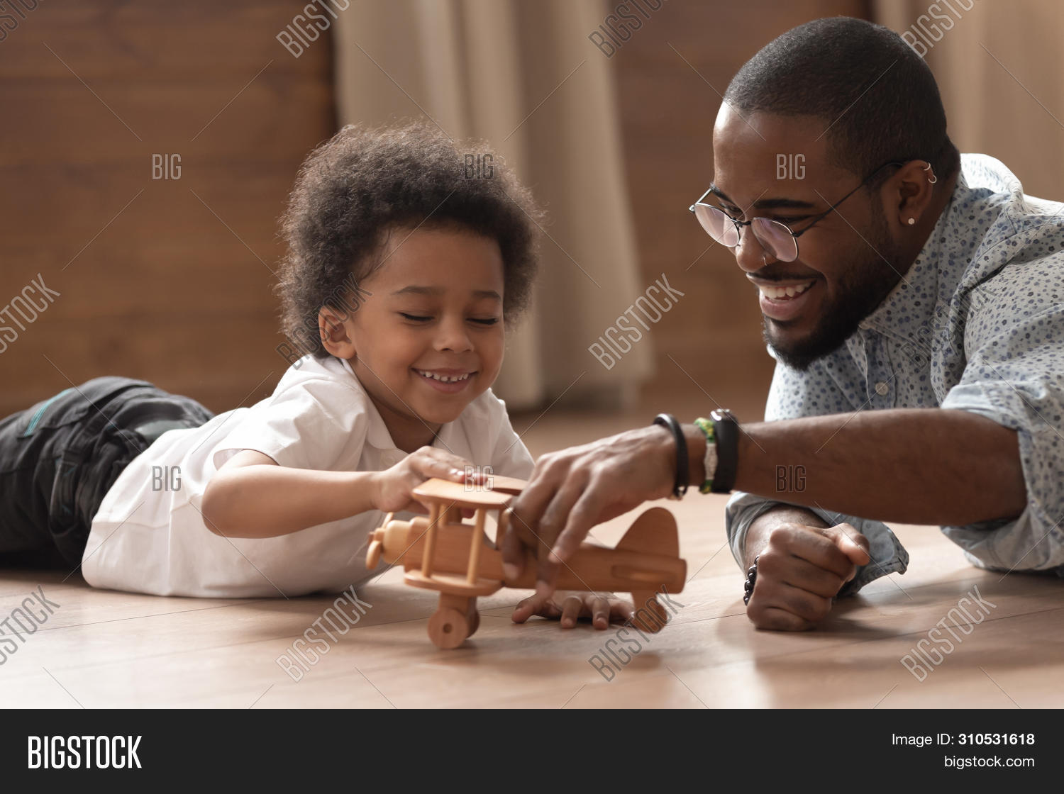 Happy African Dad Image & Photo (Free Trial) | Bigstock