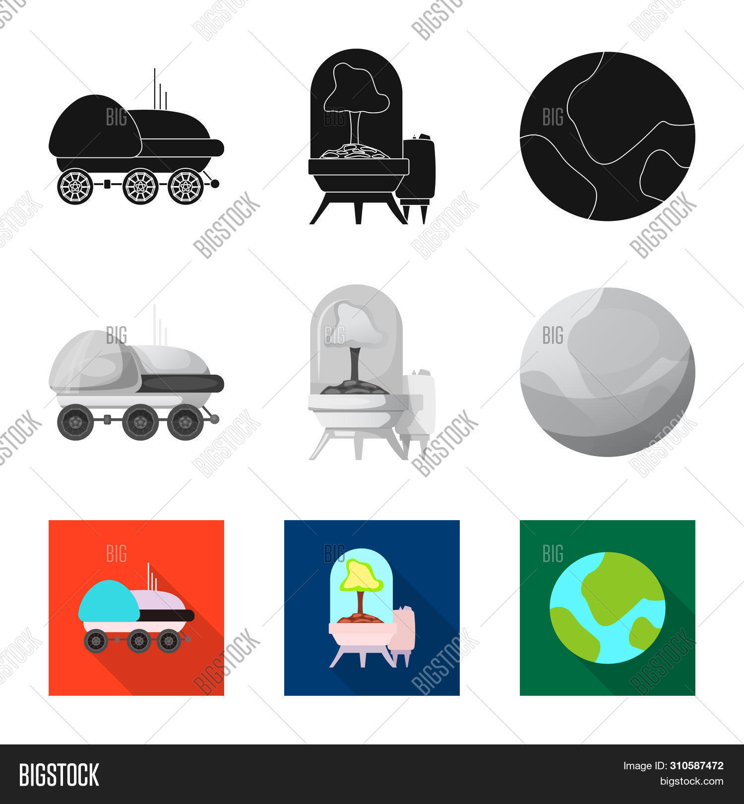 Bitmap Design Mars Image & Photo (Free Trial) | Bigstock