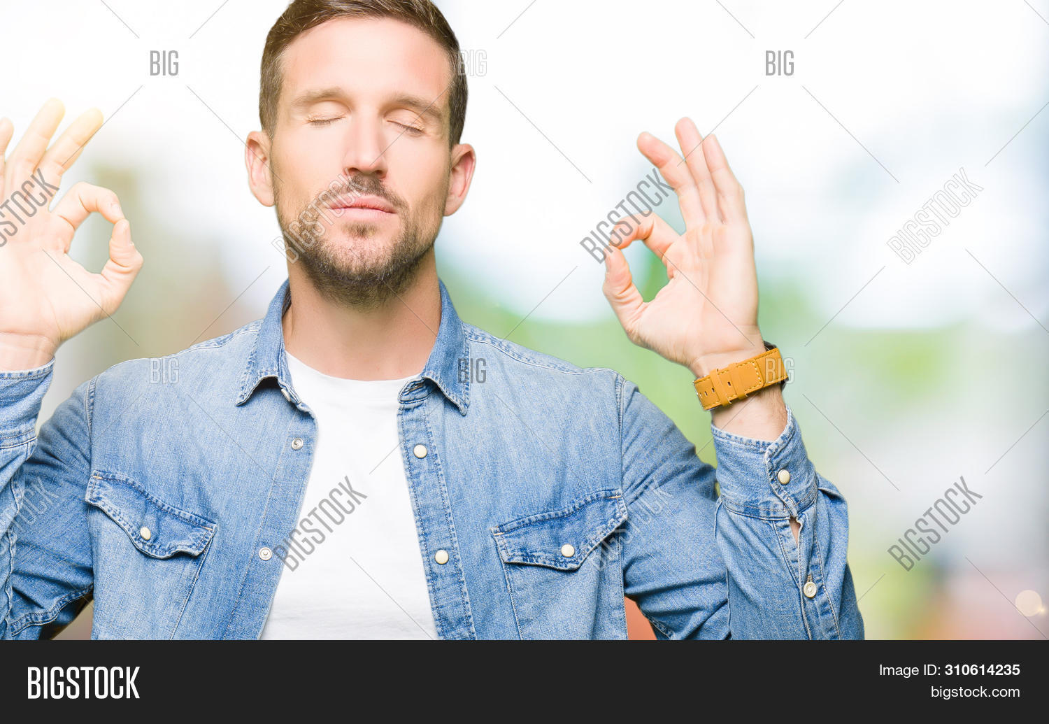 Handsome Man Blue Eyes Image & Photo (Free Trial) | Bigstock
