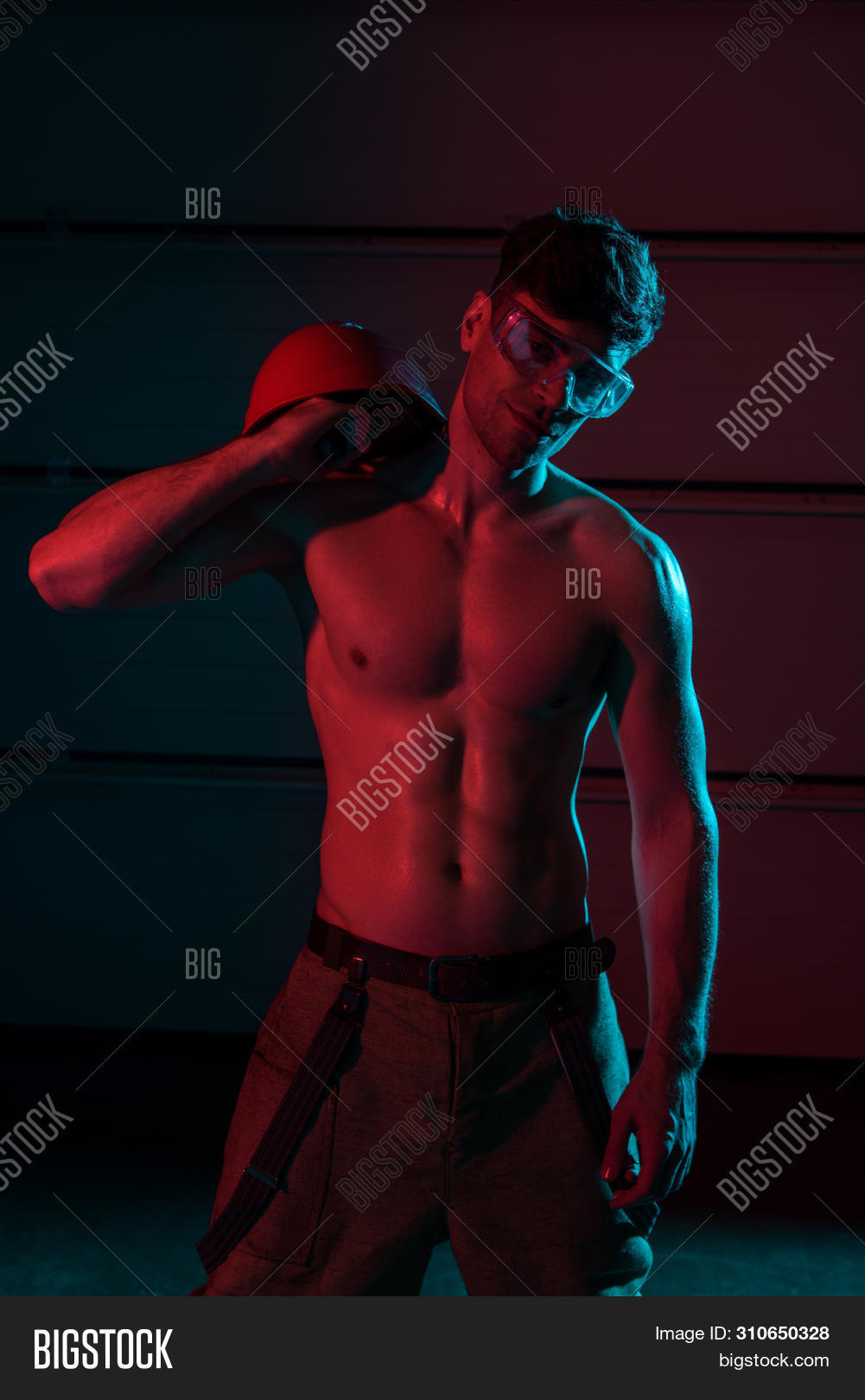 Sexy Shirtless Fireman Image And Photo Free Trial Bigstock