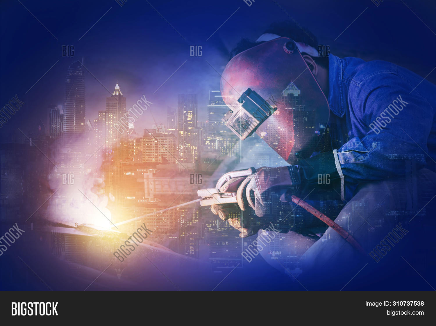Welding Worker Welding Image & Photo (Free Trial) | Bigstock