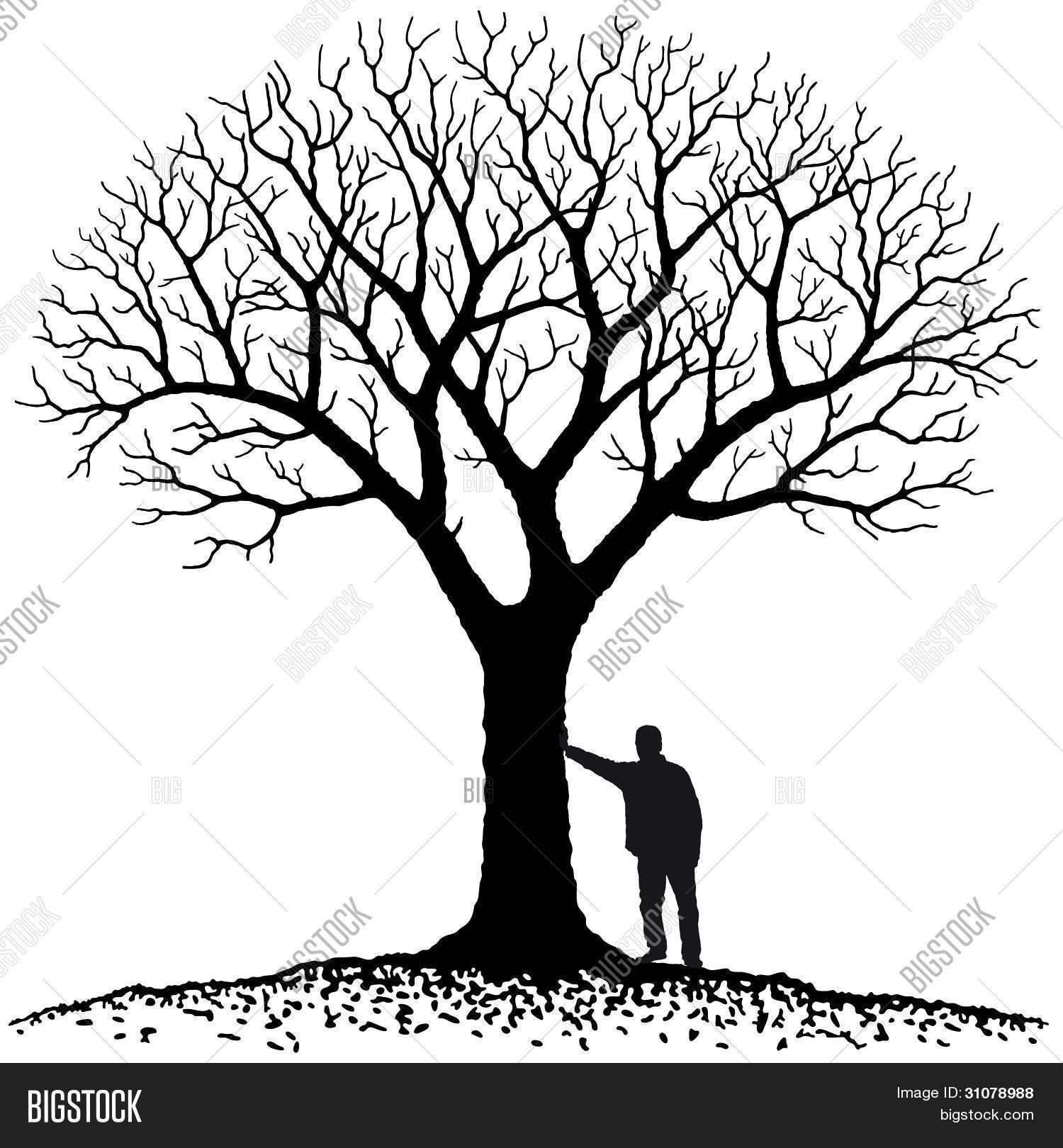 Tree Person Vector & Photo (Free Trial) | Bigstock