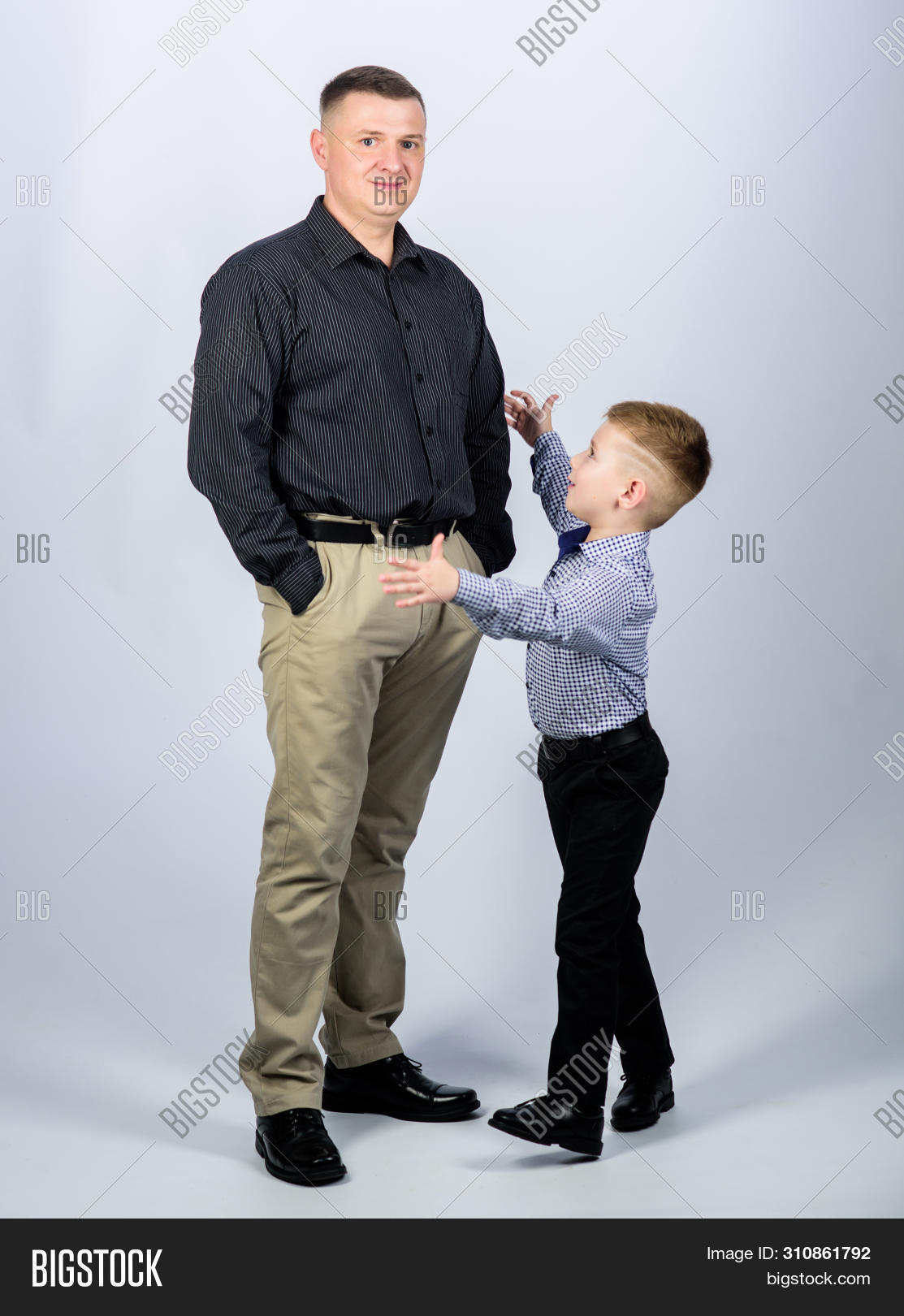 Small Boy Dad Image & Photo (Free Trial) | Bigstock