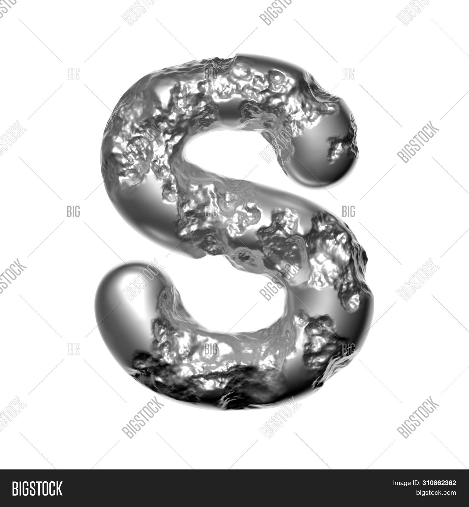 Melted Steel Letter S Image & Photo (Free Trial) | Bigstock