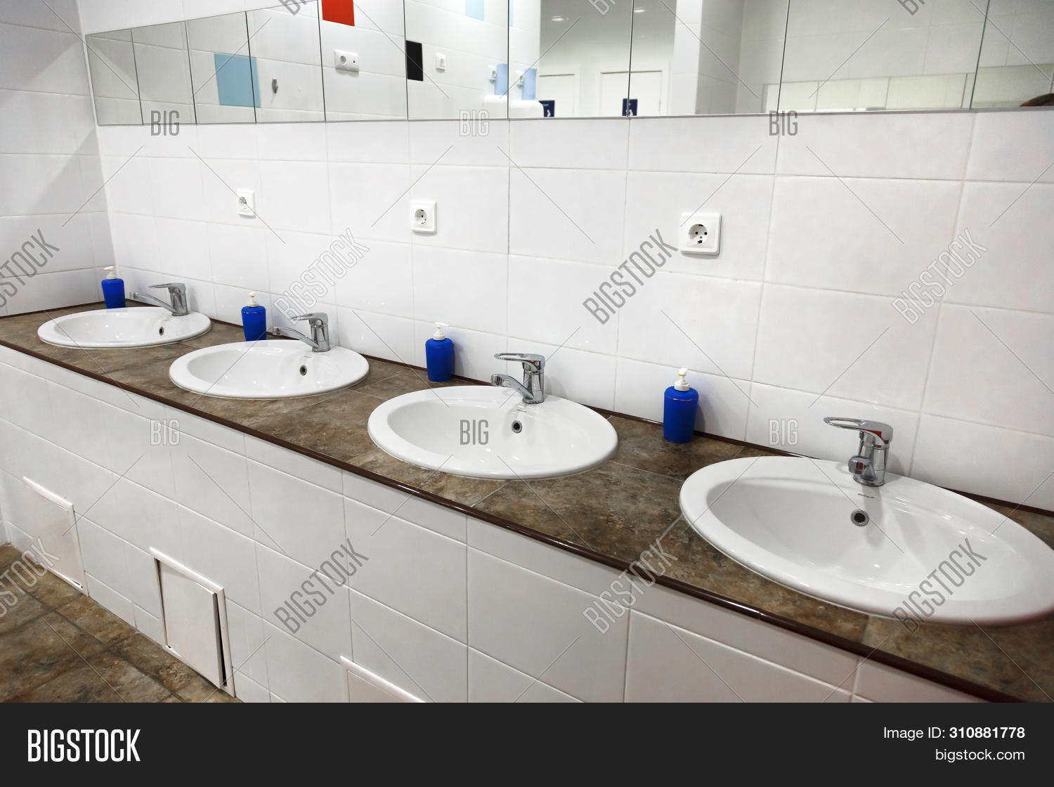 Empty Restroom Public Image & Photo (Free Trial) | Bigstock