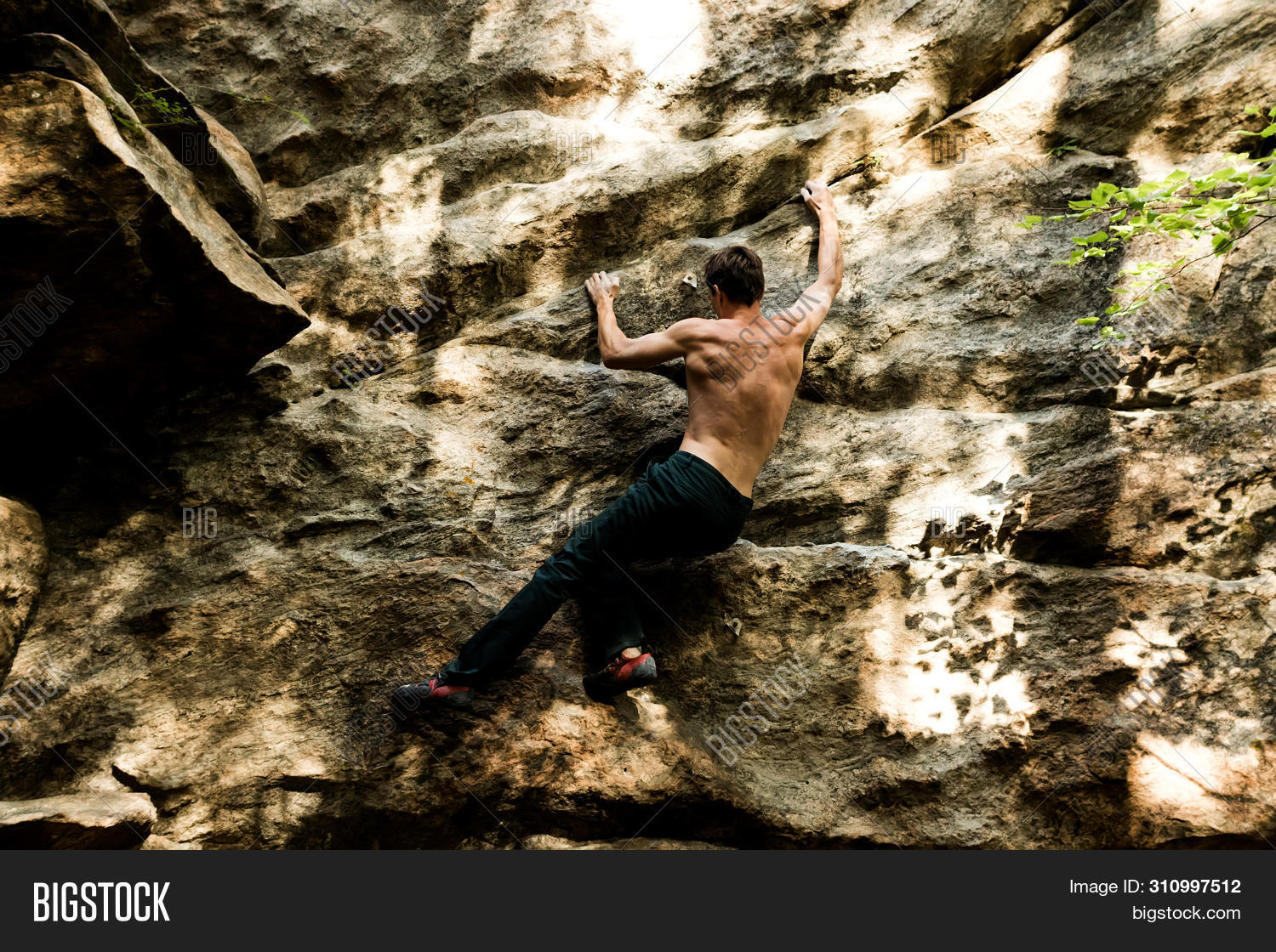 Rock Climber Climbs Image & Photo (Free Trial) | Bigstock
