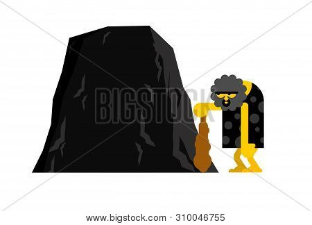 Caveman Rock. Vector & Photo (Free Trial) | Bigstock