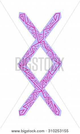 Rune Ingwaz. Ancient Image & Photo (Free Trial) | Bigstock
