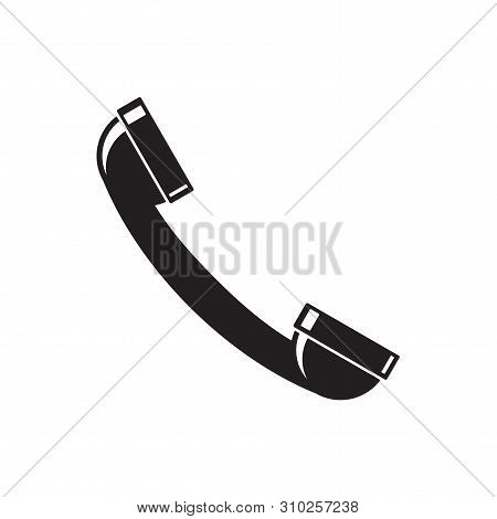 Handset Symbol. Black Vector & Photo (Free Trial) | Bigstock