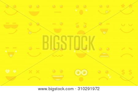 Emoji Icons Yellow Vector & Photo (Free Trial) | Bigstock
