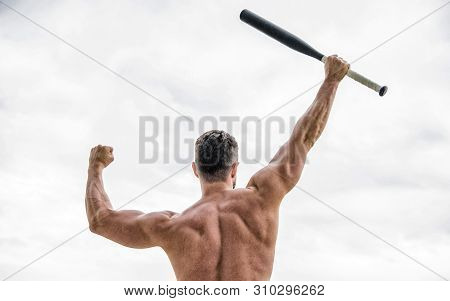 Man Baseball Bat. Image & Photo (Free Trial) | Bigstock