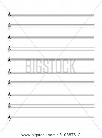 Empty Sheet Notes Vector & Photo (Free Trial) | Bigstock