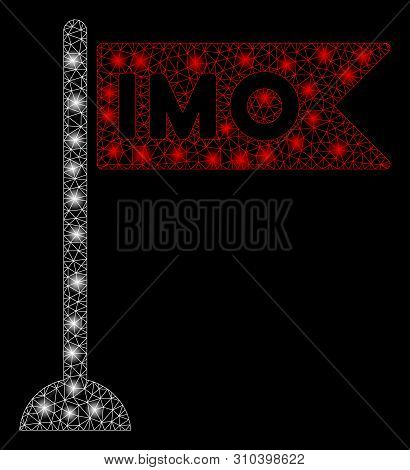 Glossy Mesh Imo Flag Vector & Photo (Free Trial) | Bigstock