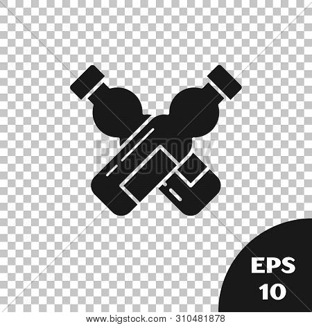 Black Crossed Bottle Vector & Photo (Free Trial) | Bigstock