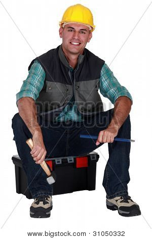 Smiling Tradesman Image & Photo (Free Trial) | Bigstock