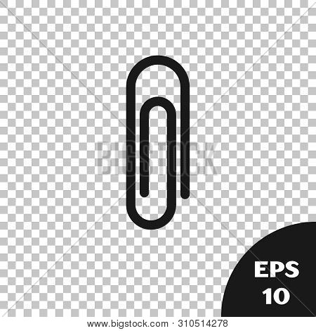 Black Paper Clip Icon Vector & Photo (Free Trial) | Bigstock