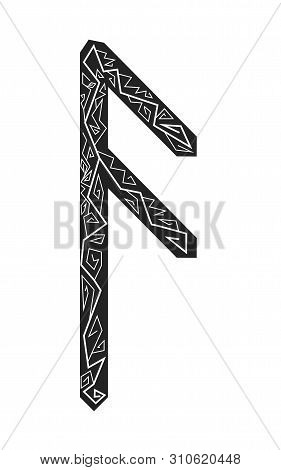 Rune Ansuz. Ancient Image & Photo (Free Trial) | Bigstock